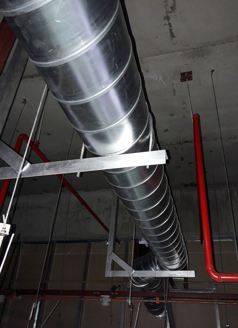 ติดตั้งท่อลม Ducting ชนิดต่างๆ – บริษัท เดอะ โบลเวอร์ แอนด์ ซิสเต็ม จำกัด